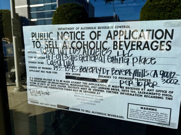Casa Tua’s New Beverly Hills Location… | Toddrickallen